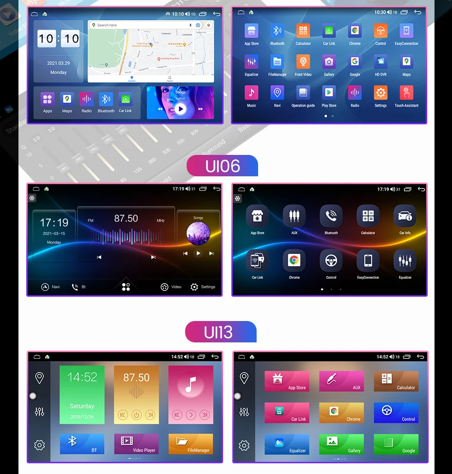 Navifly 7862 9863 Android 12 Auto Electronics For 9/10inch Host Device ...