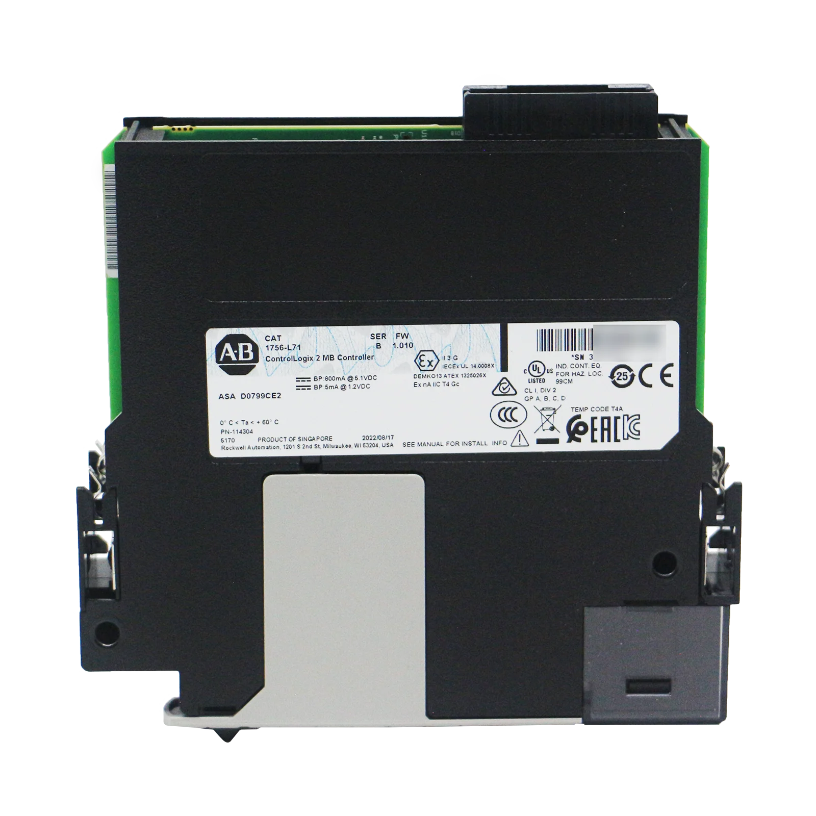 100% New Original Controller Controllogix Memory Industrial Control Plc ...