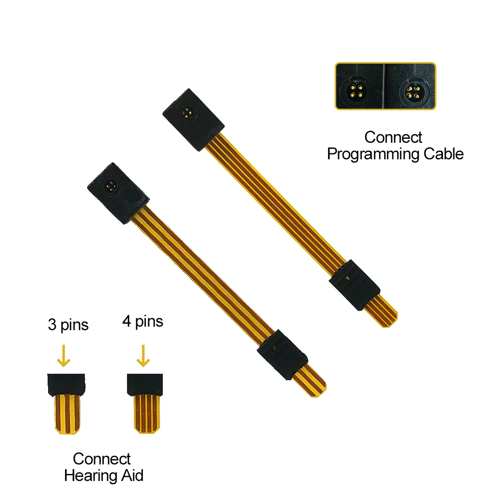 Hearing Aid Programming Cable Adapter Flexconnect 3-pin