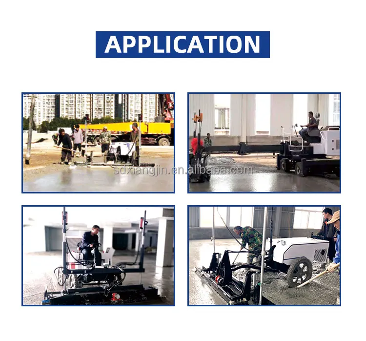 Automatic Floor Self Leveling Laser Screed Machine Concrete Vibration ...