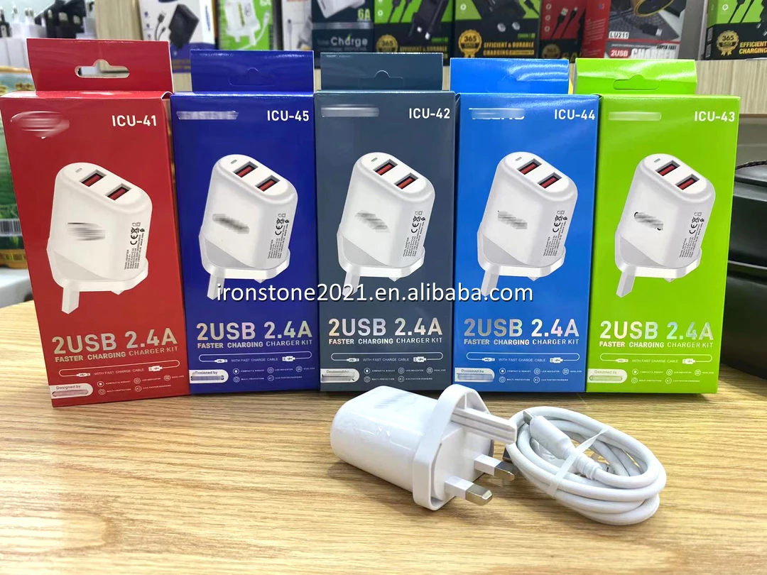 3 Usb Port Uk Plug 3a Fast Charging Wall Charger For Infinix Mobile ...