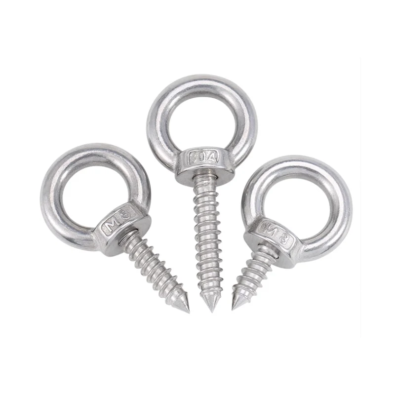 Stainless Steel Lifting Rings & Wood Screws - Durable & Versatile