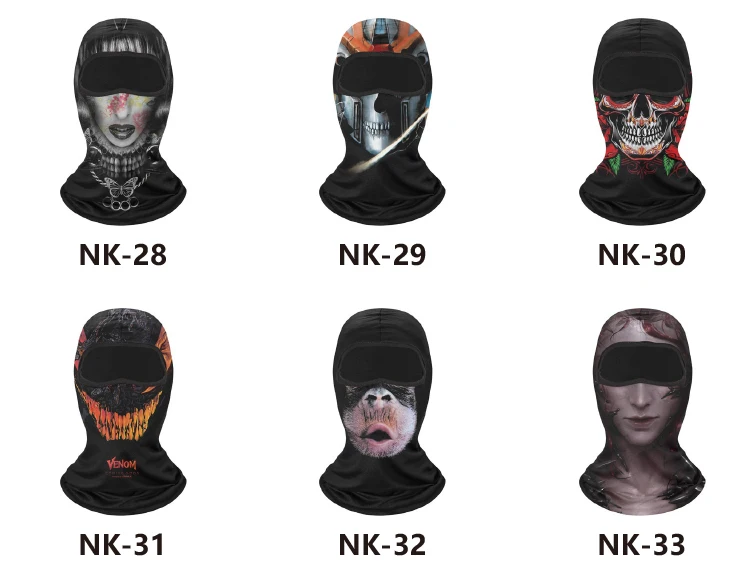 Cycling Motorcycle Skull Cap Balaclava Hats Full Face Mask Camouflage ...