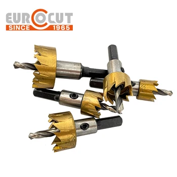 Hss Hole Saw Cutter Stainless Steel Metal Alloy Drill Bit 12-80mm With ...