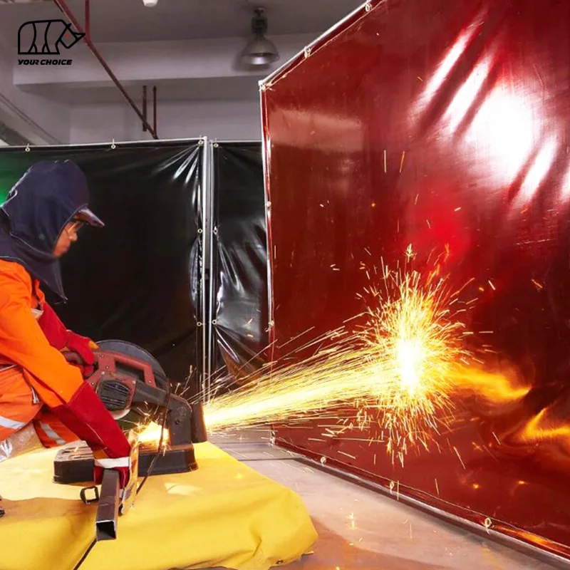 INWELT CE Safety Flame Retardant Transparent Vinyl Welding Curtain ...