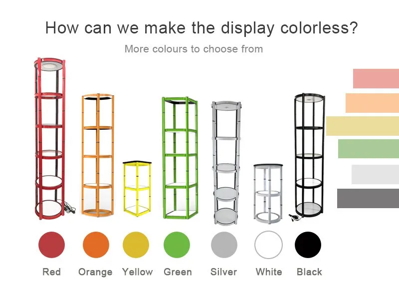TianLang Aluminium Showcase Trade Show Displays Folding Twist Tower ...