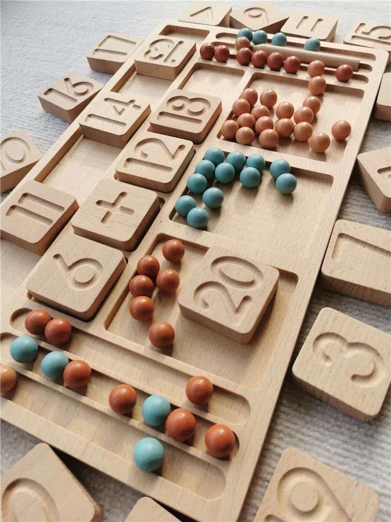 Educational Board Bricks - Digital Addition & Subtraction