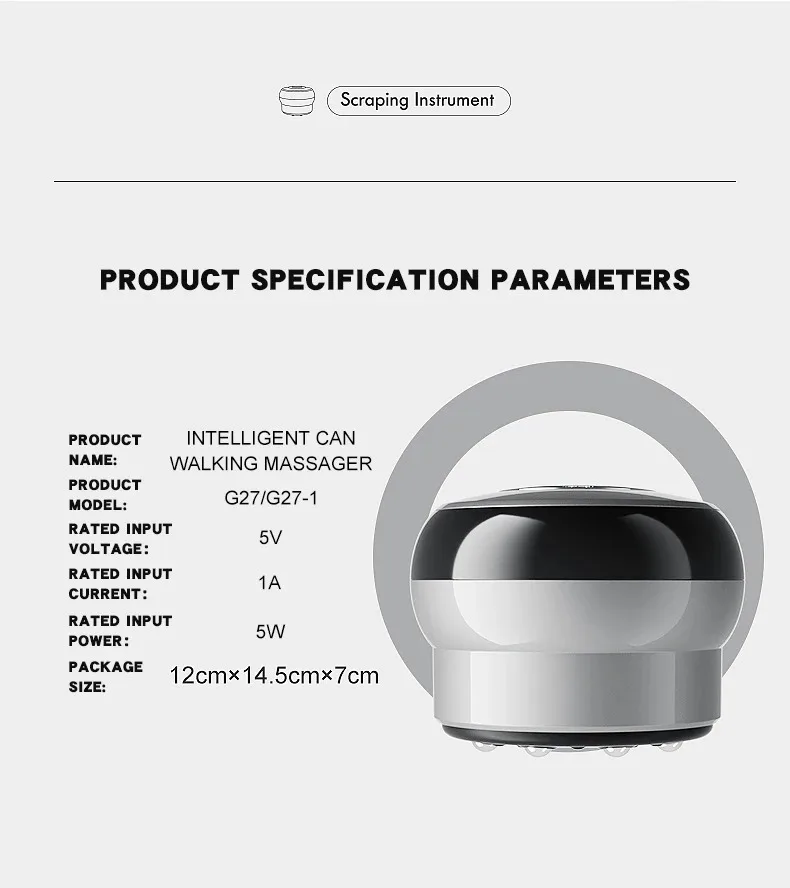 Heating Negative Pressure Wireless Scraping Instrument Smart Vacuum ...