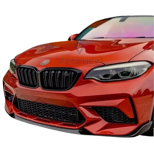 Mp Style Front Lip Front Bumper Carbon Fiber Car Parts For Bmw F87 M2 ...
