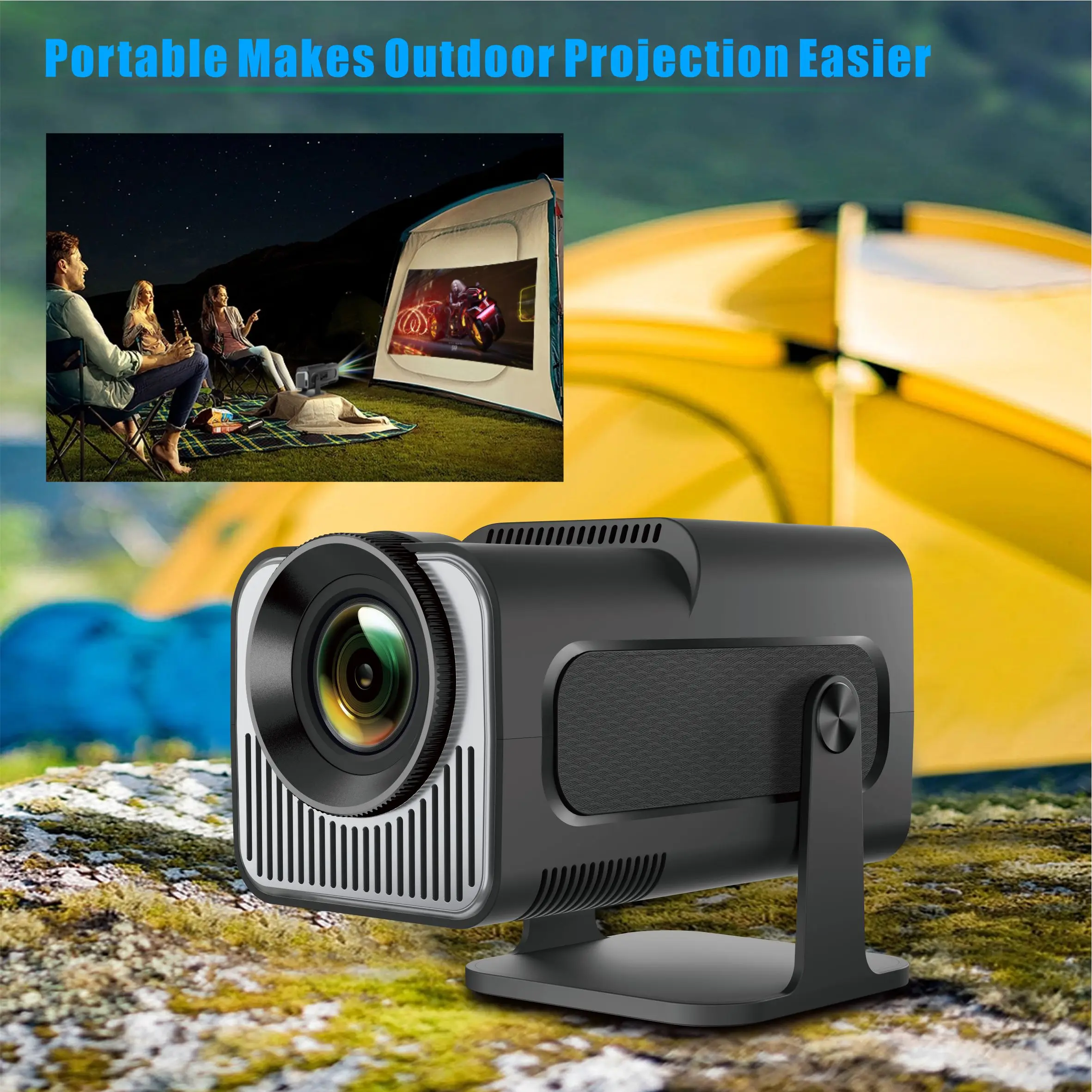 Fashion Portable Projector Home Theatre 4k Video Short Throw DLP HD ...