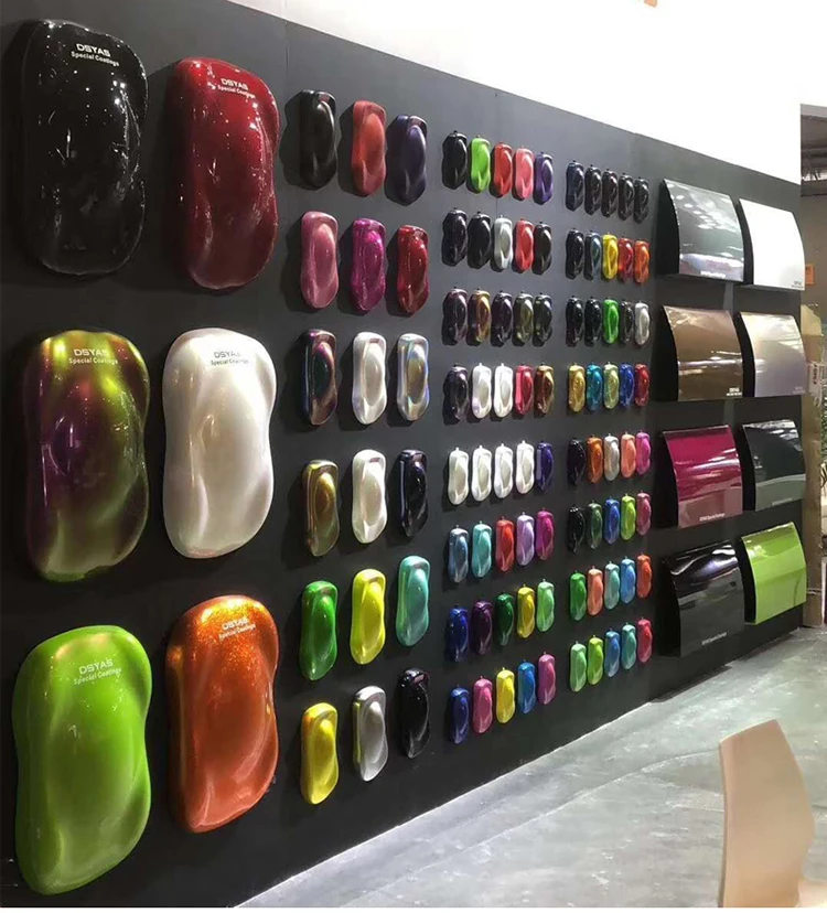 Aluminum Alloy Arc Color Card - Car Painting Sample Display