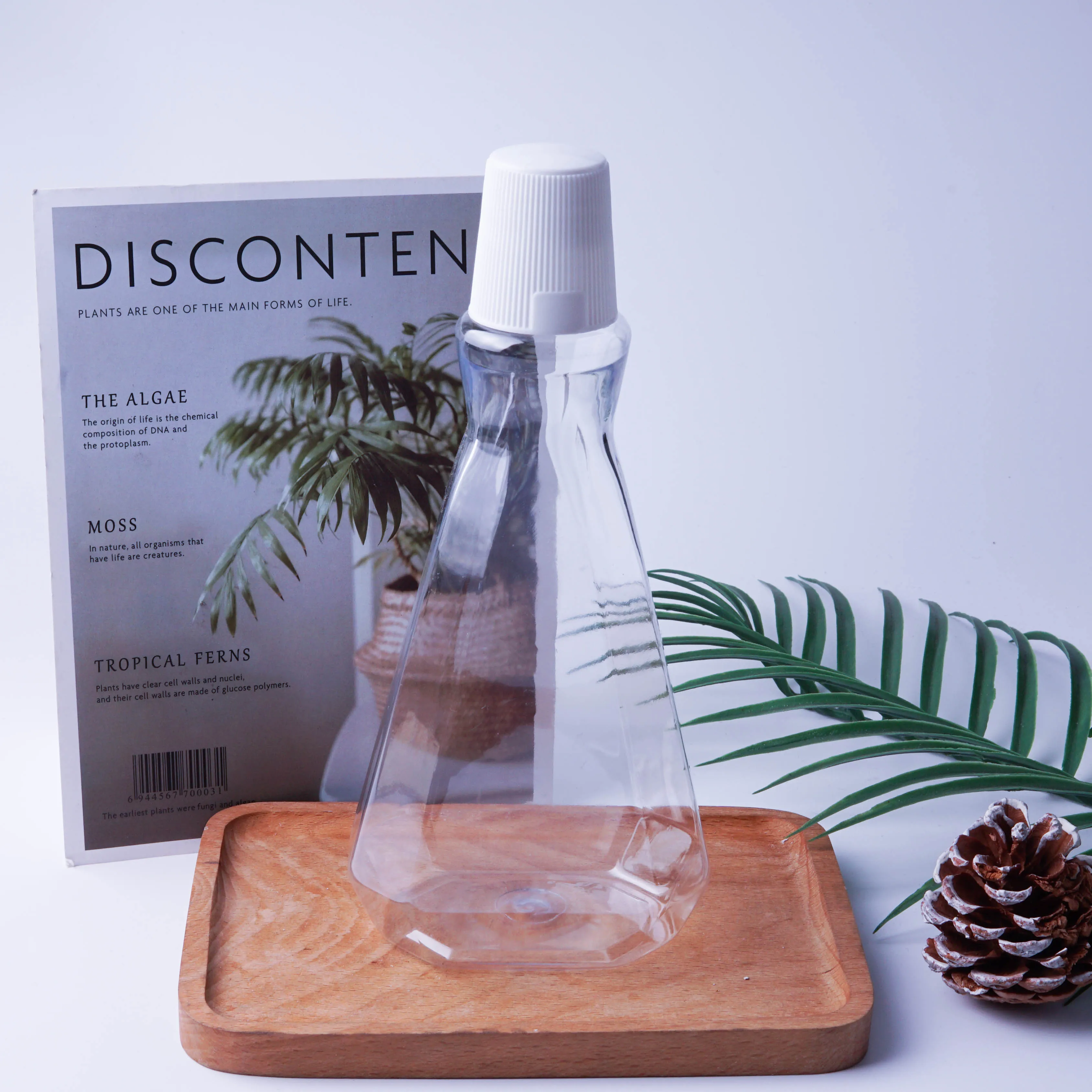 Hot Selling 500ml Pet Plastic Bottle Triangle Bottle Mouthwash Bottle ...