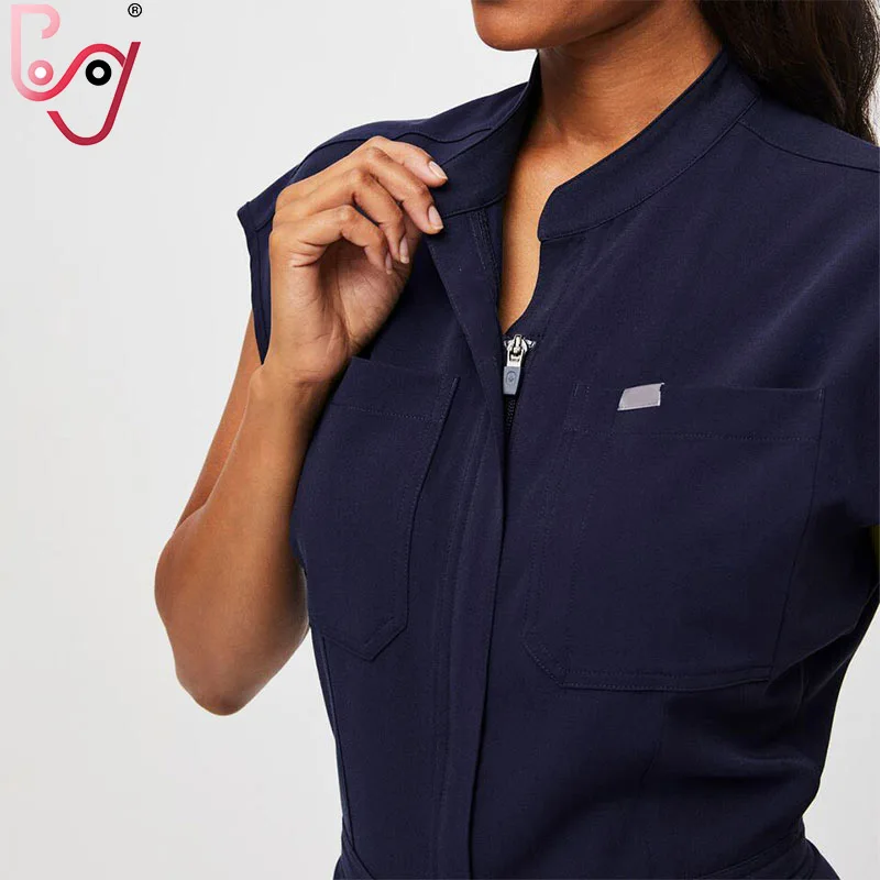 Shop Custom Jumpsuit Nursing Scrubs - Polyester Women's Uniforms