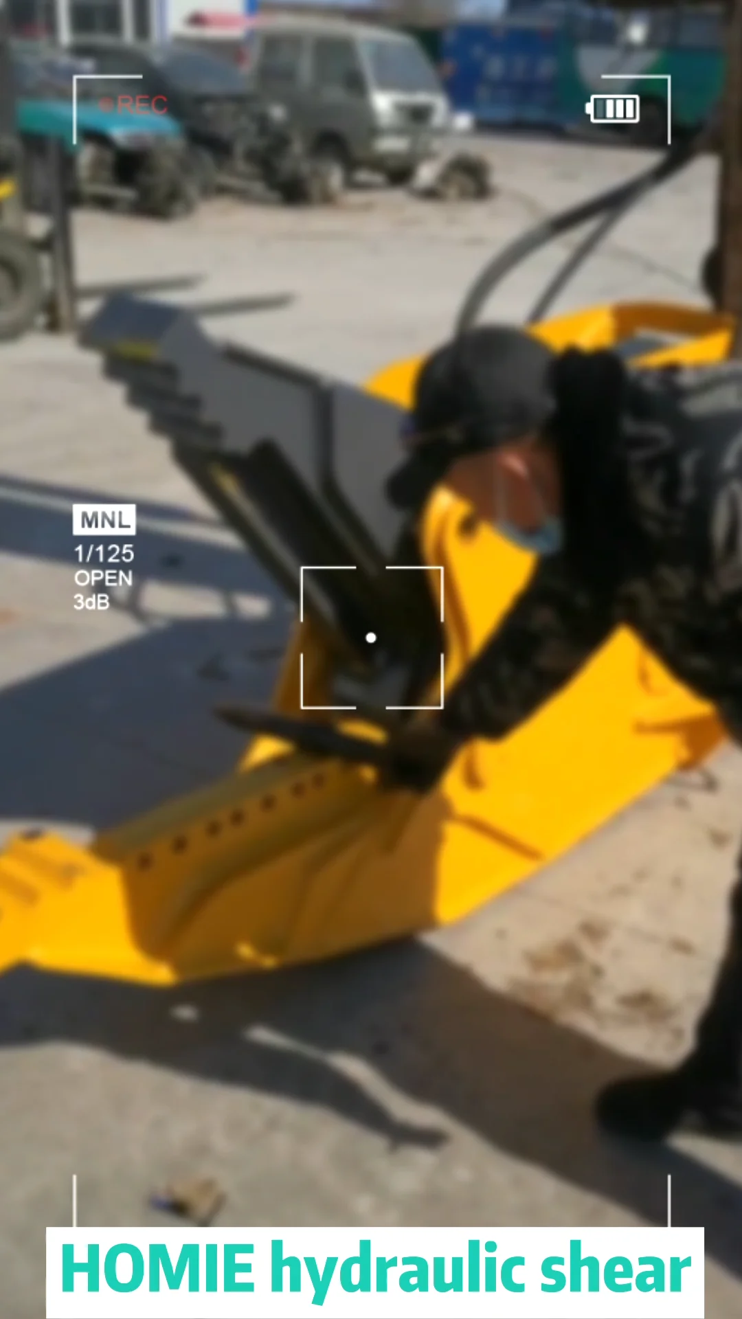 Homie Hydraulic Car Shear Scrap Auto Cutting Shear Car Dismantle ...