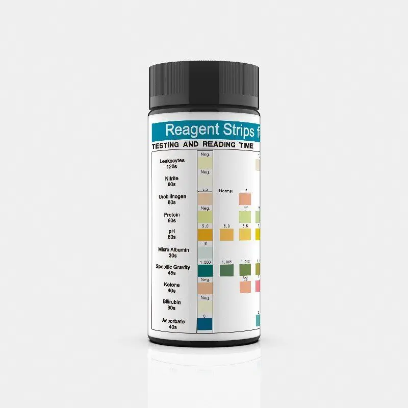 Urine Analysis Test Kit Urinalysis Reagent Strip For 10 Parameter Urs ...