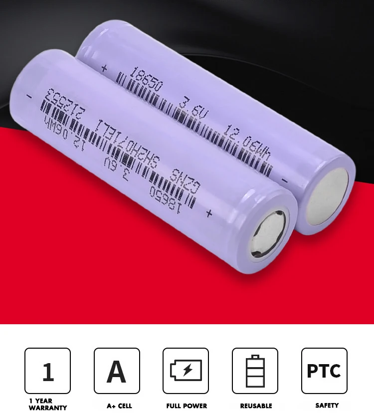 High Quality 3350mah 18650 Li-Ion Batteries - Reliable Power