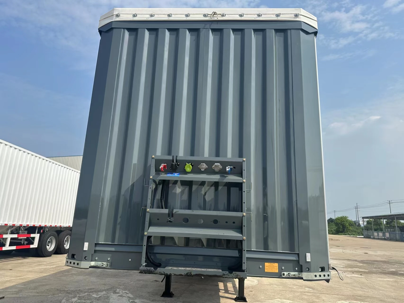 Manufacturer Full New 3 Axles Van Type Enclosed Box 40t 50t Side ...