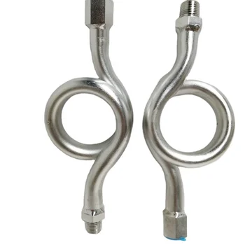 Stainless Steel Pressure Gauge Syphon 90 Degree Q Type Steam Syphon ...