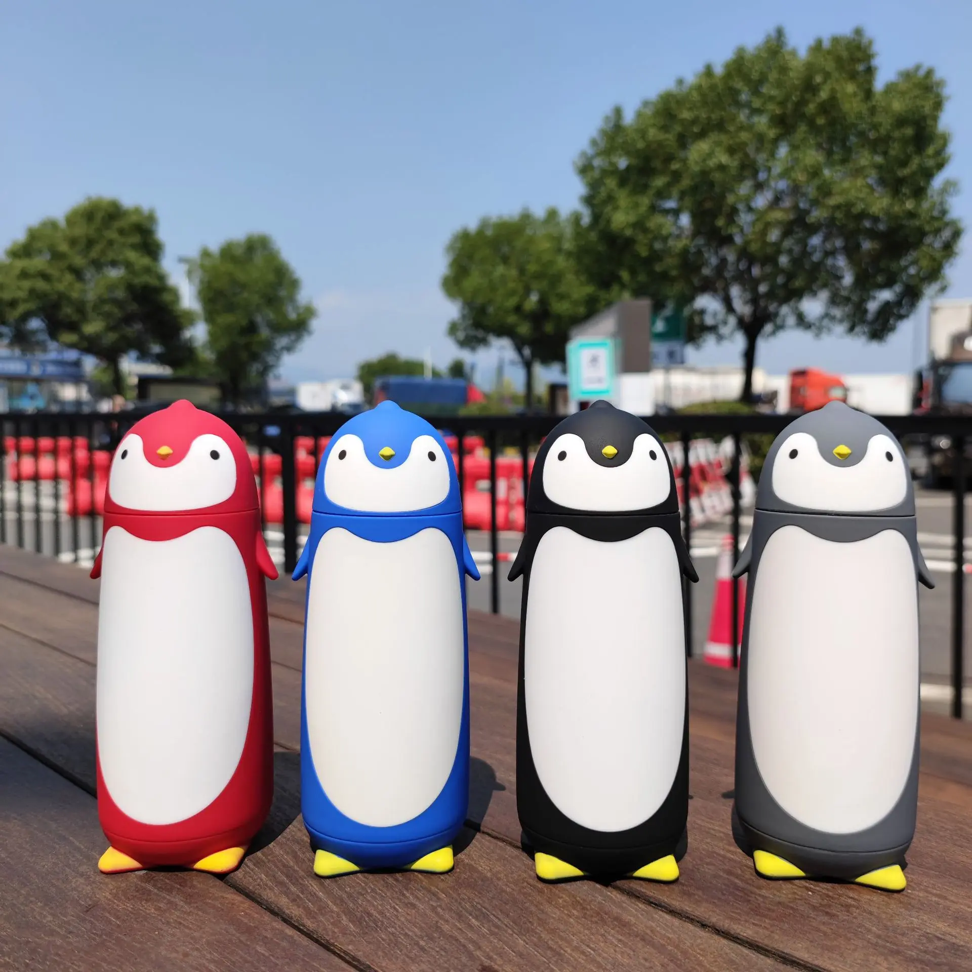 Creative Penguin Shape Glass Water Bottle - Cute, Eco-Friendly ...