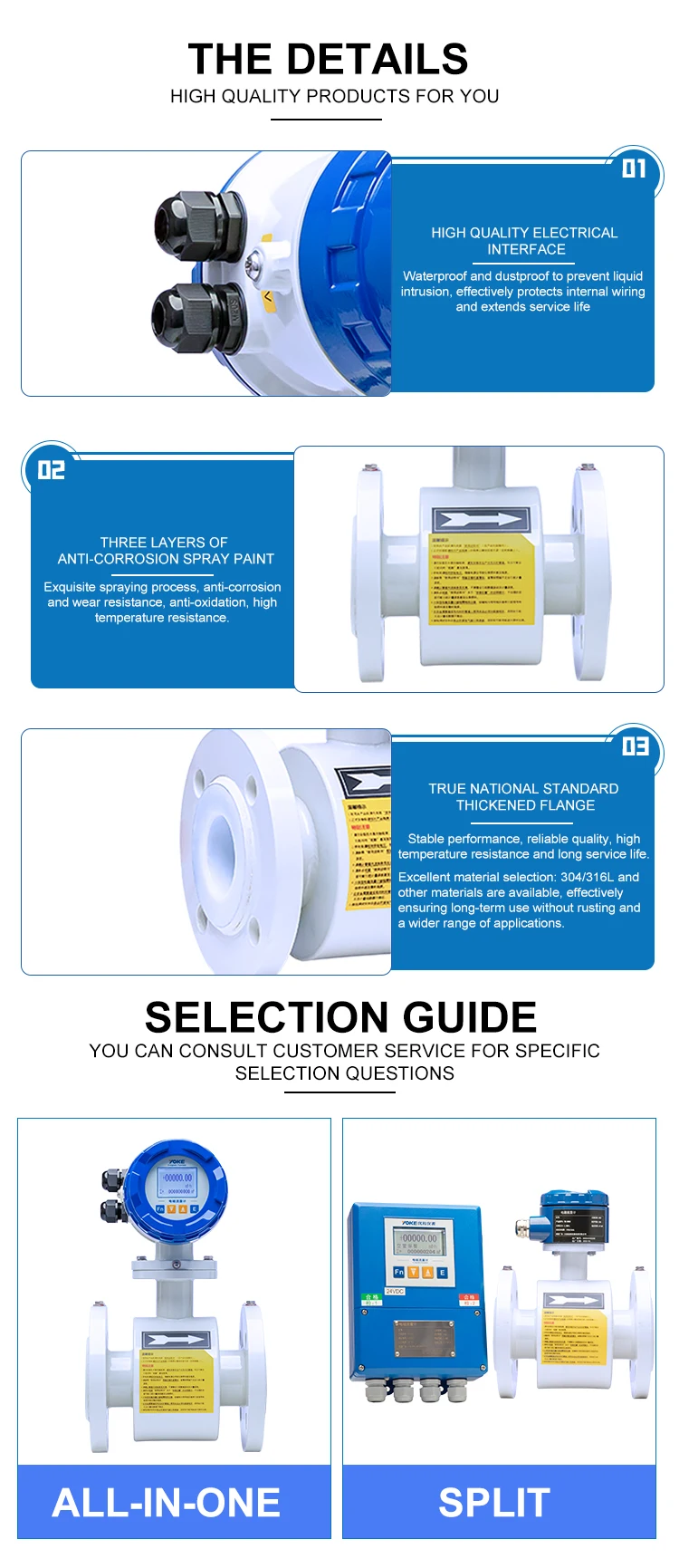 Liquid Fertilizer Flow Meter Smart Electromagnetic Flowmeter - Buy ...