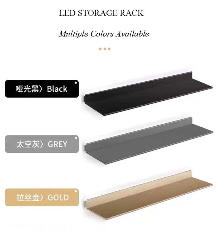 Aluminum Profiles for Kitchen Black Wall Mount Floating Shelves With ...