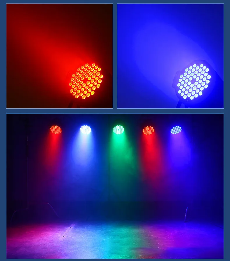 Professional Stage Lighting Kit With 54 Pcs 3w Led Lights Can Stage ...