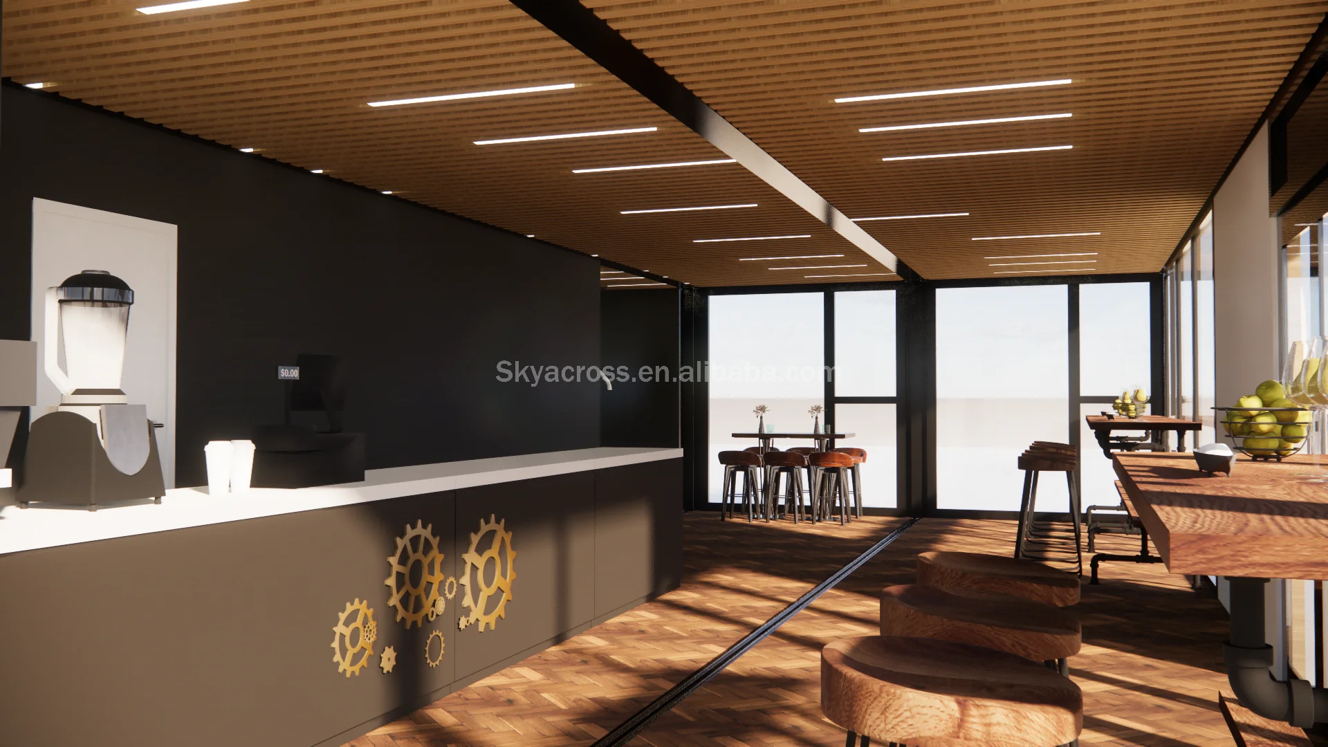 Modular Shipping Container Restaurant - 40ft Container