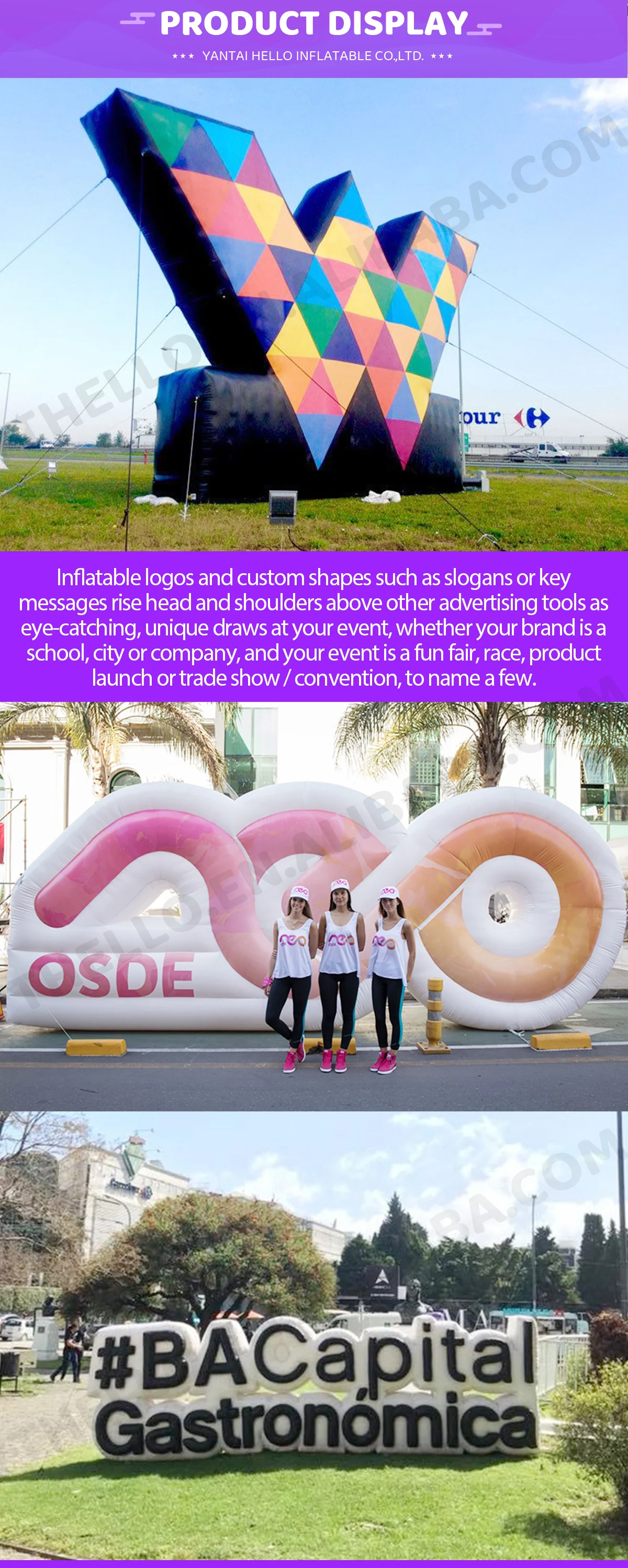 Party Inflatable Letter LED Inflatable Words Inflatable logo| Alibaba.com