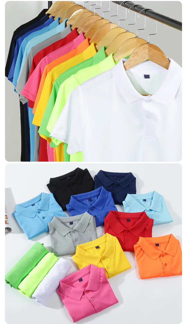 Custom Promotion Print Logo Solid Color Plain Blank Pique Polyester ...