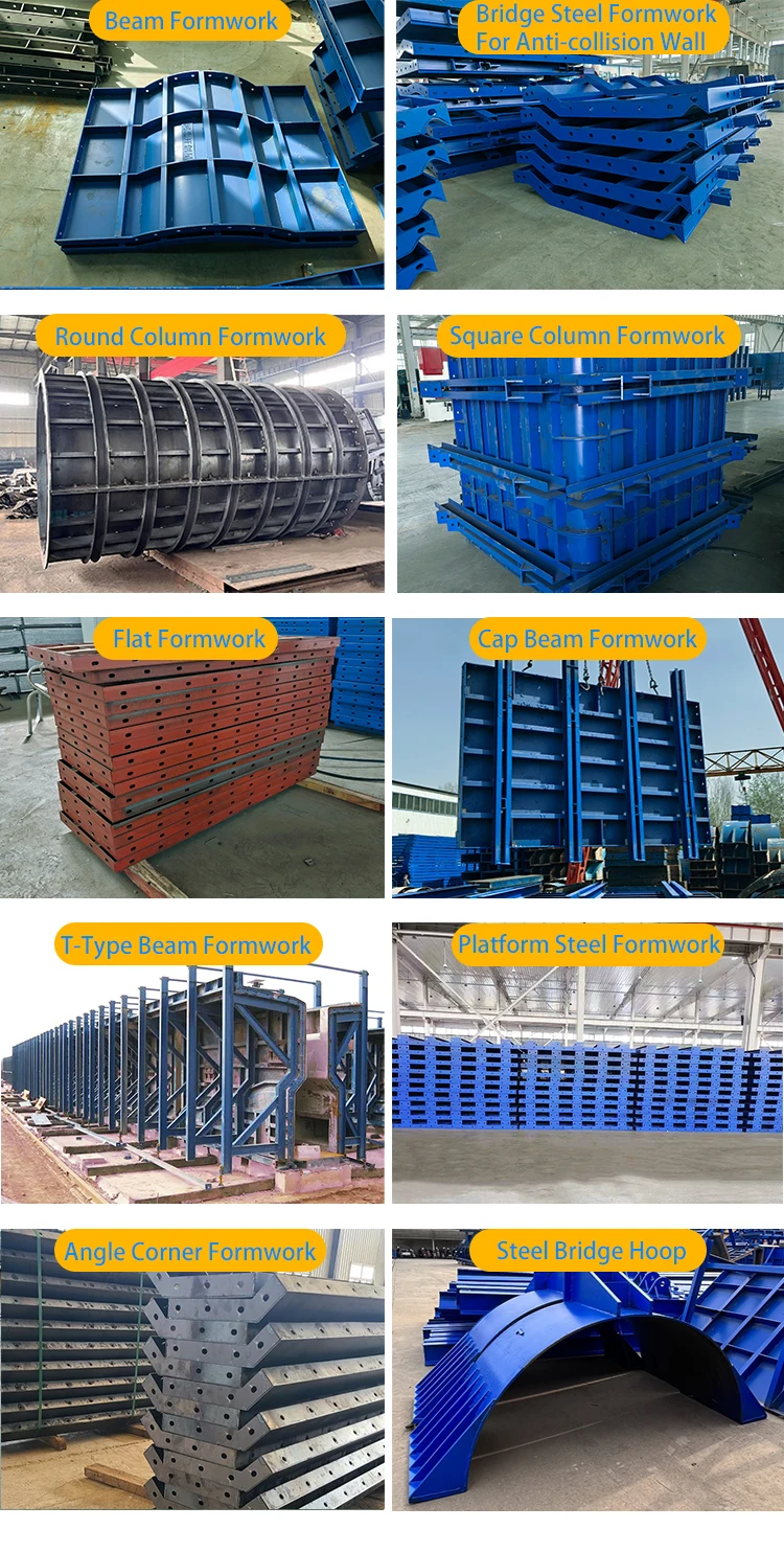 Movable Steel Round Column Wall Formwork For Tunnel - Buy Round Column ...