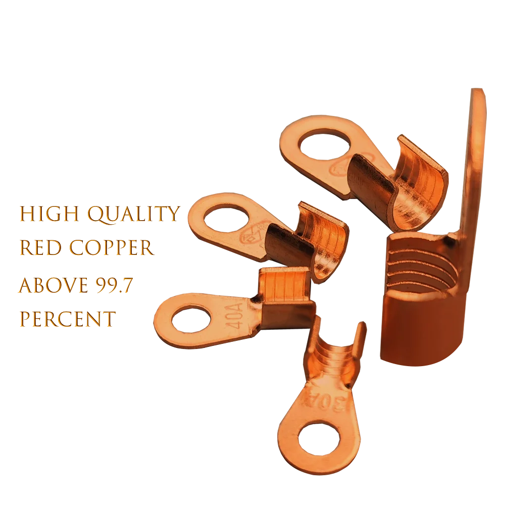 Oem Ot 30-500a Circular Splice Terminal Copper Cable Connector Pure Red ...