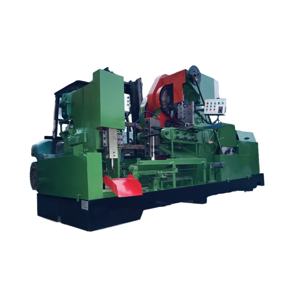 Automatic U-bolt Making Machine Single Operation With Gearbox From Wire Cutting To Thread ...