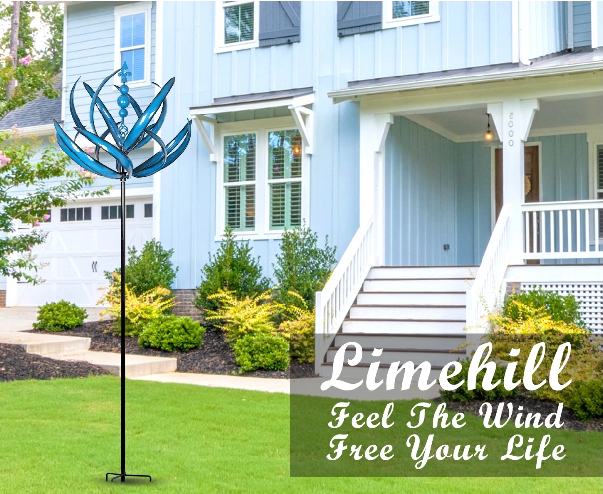 Garden Wind Spinner - 6.2ft Large Wind Spinner Metal Windmills For ...