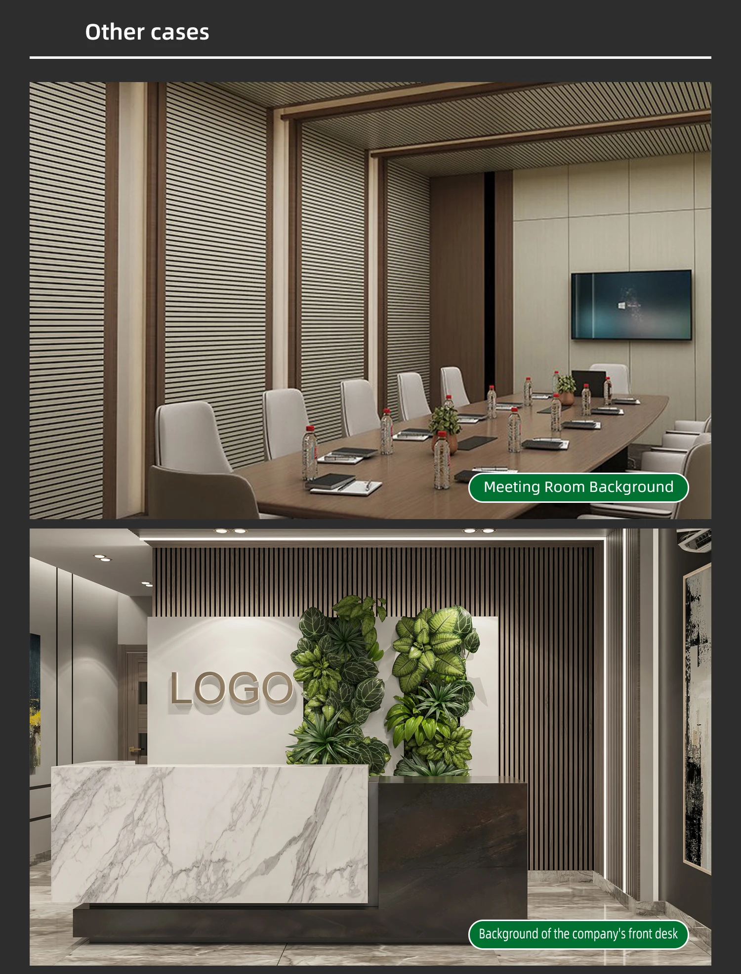 Office Studio Wooden Slatted Sound Absorbing Proofing Boards Ceiling ...