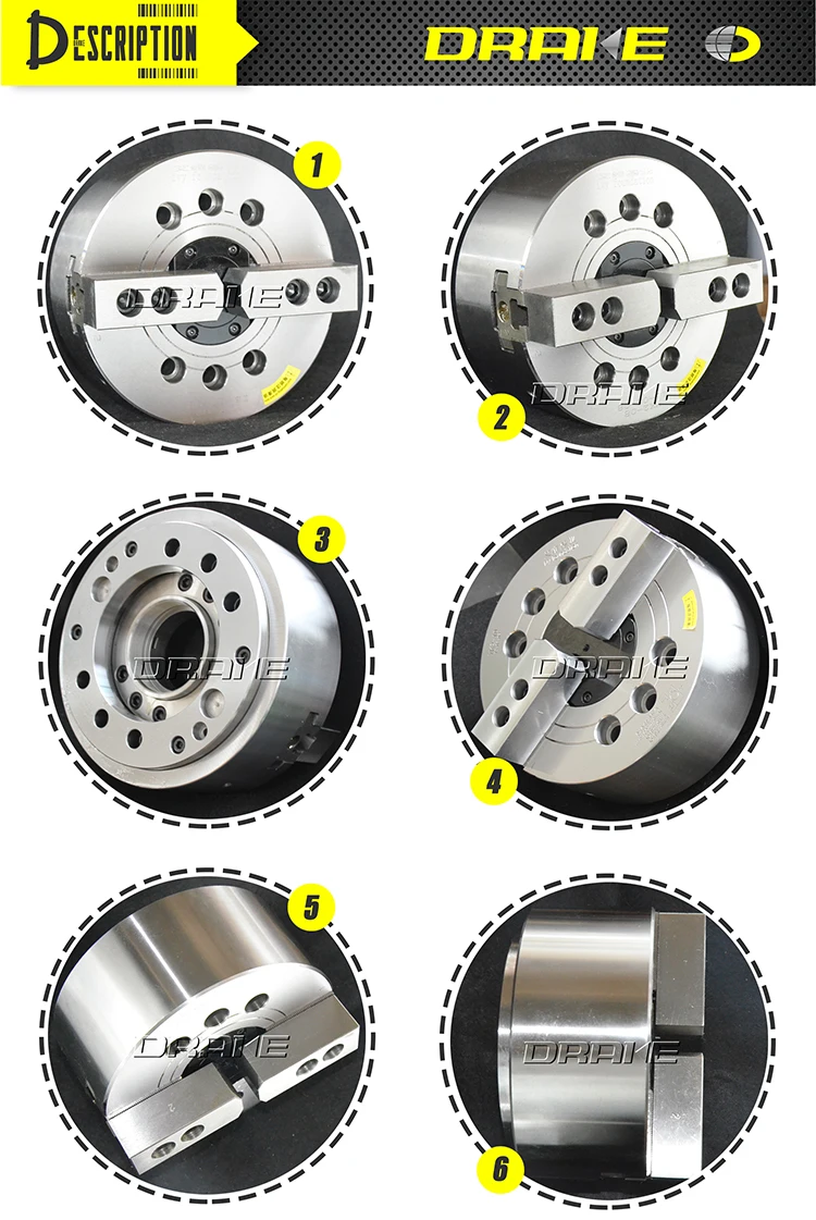 Drake 3 Jaw Lathe Chuck Through Hole Hydraulic Chuck Power Chuck For ...