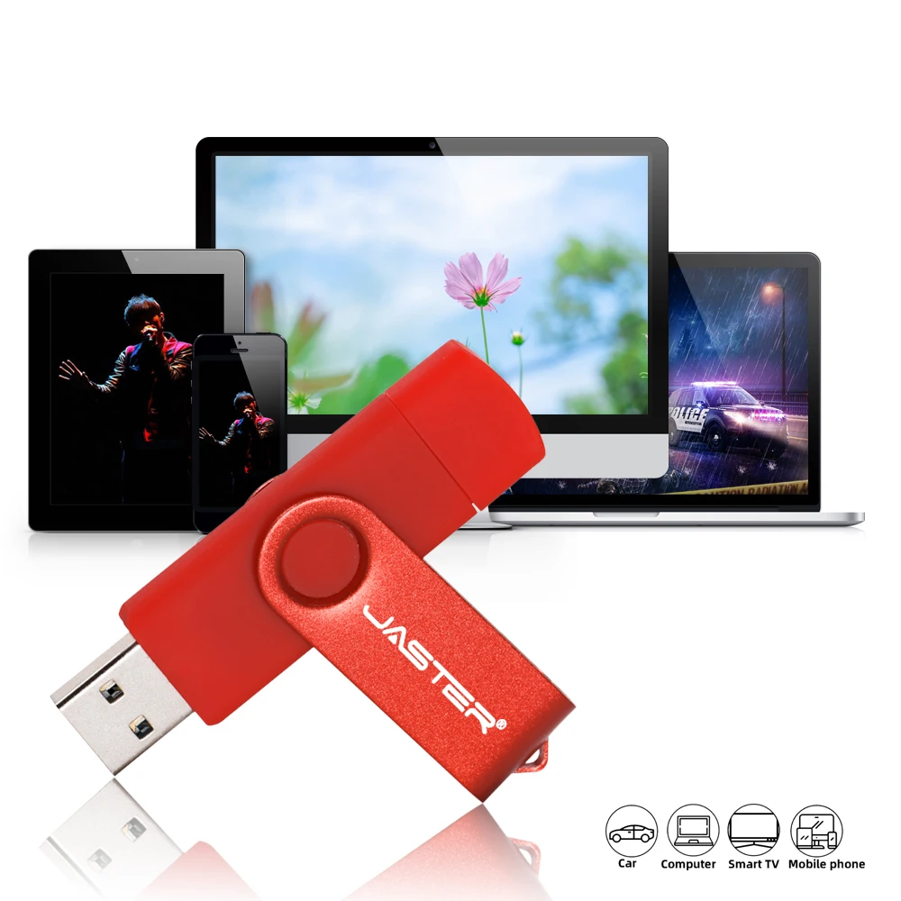 Otg Usb Key Flash Drive 32gb 64gb 128gb Flash Memory 16 Gb For ...