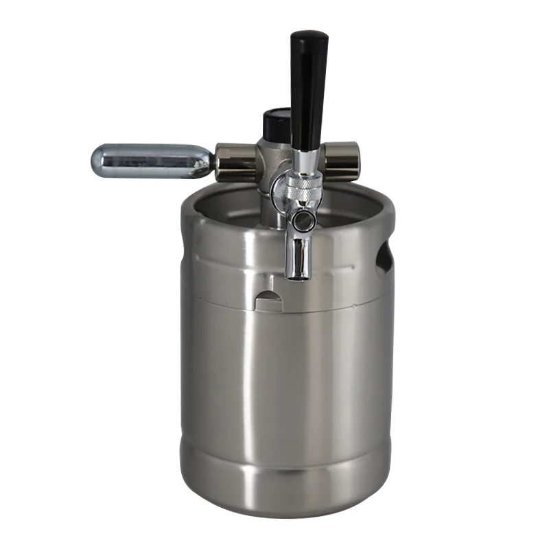 High Quality Beer Keg Dispenser Stainless Steel Pressurized 2l Single ...