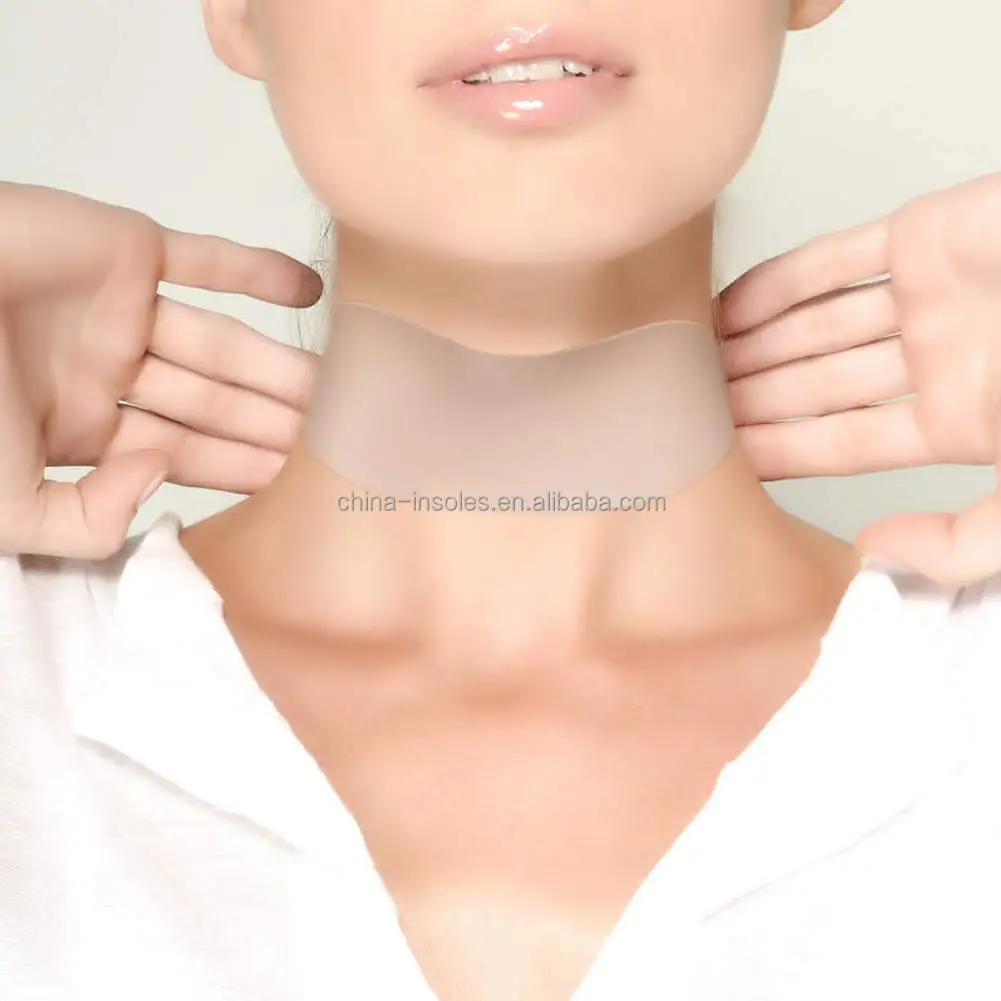 Customized Adhesive Skin Friendly Reusable Soft Neck Wrinkle Pads ...