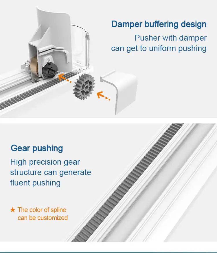 10 Lane Pusher Glide Drink Bottle Organizer,Adjustable Beverage Spring ...