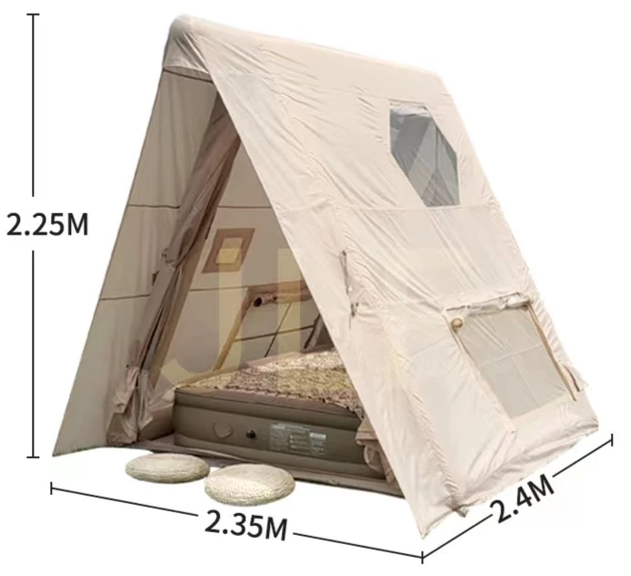 5.6 Square Automatic Triangle Inflatable Air Transparent Window Beach ...