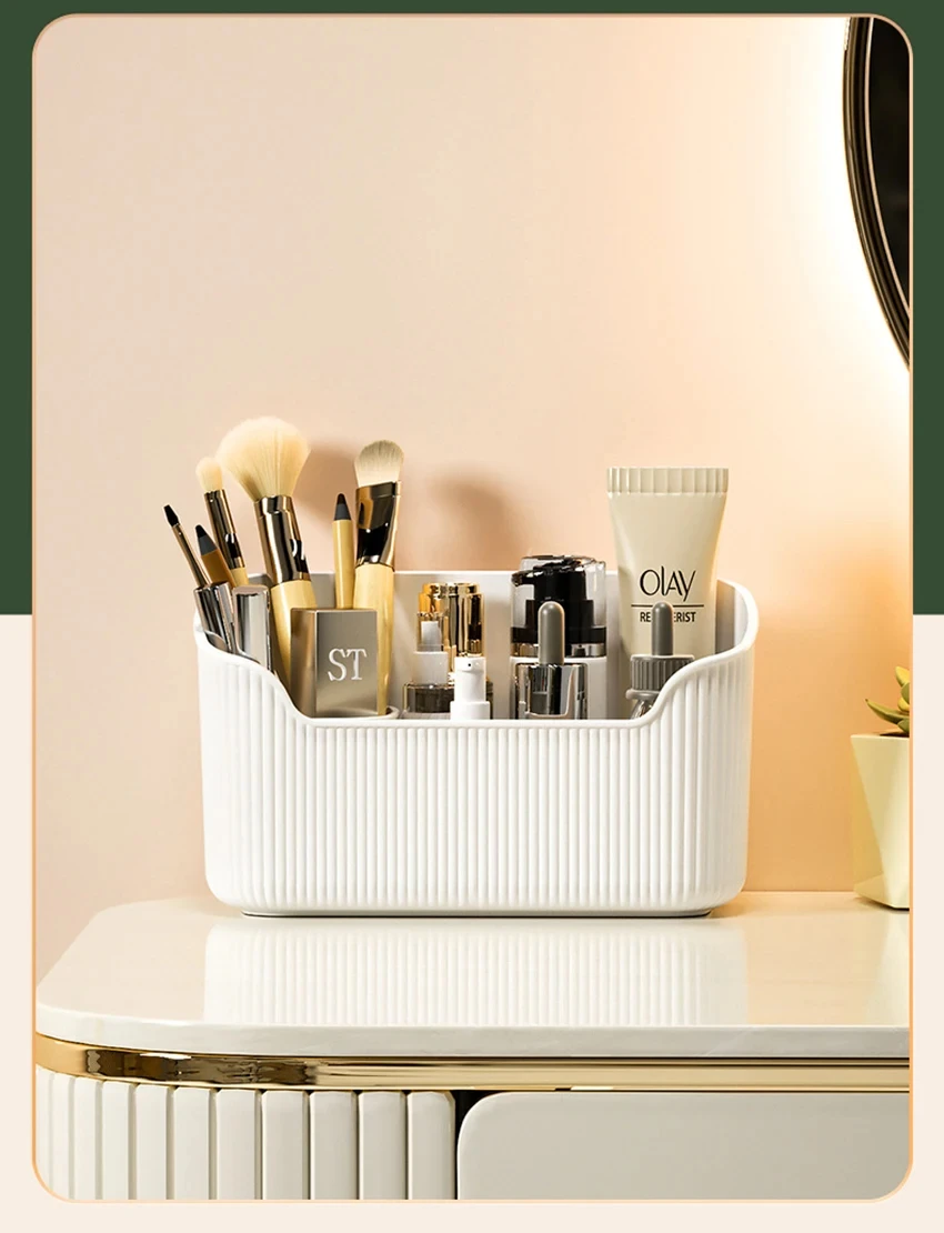 Bathroom Accessories Storage Boxes Desktop Cosmetics Storage Organizer ...