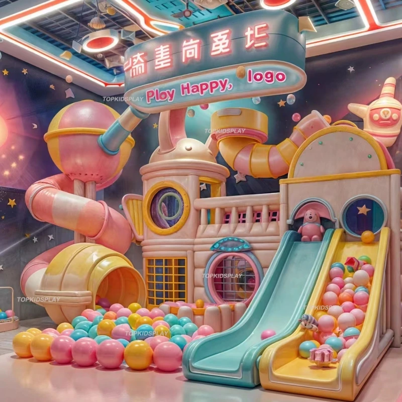 Charming And Colorful Macaron Themed Indoor Play Equipment - Ideal For ...