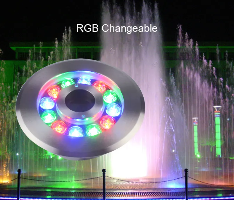 Rgb Fountain Lights Dmx Control Fountain Light Underwater Submersible ...