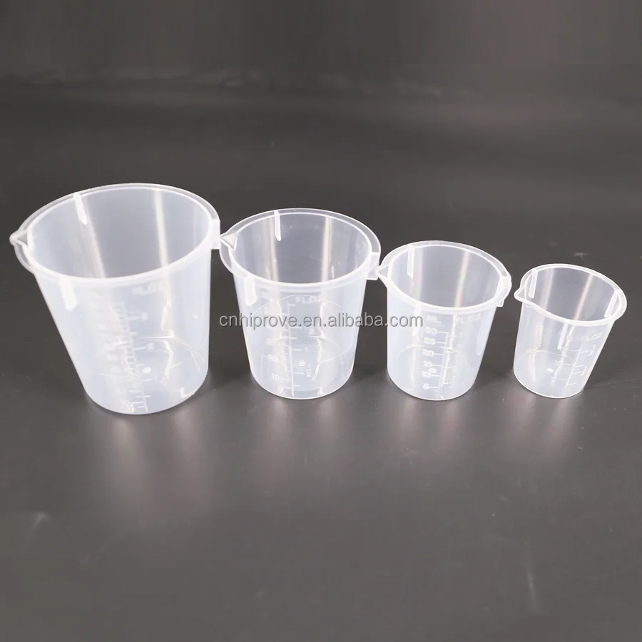 Laboratory Plastic Measuring Beakers 15ml,25ml,30ml,100ml,150ml,200ml,250ml - Buy Laboratory ...