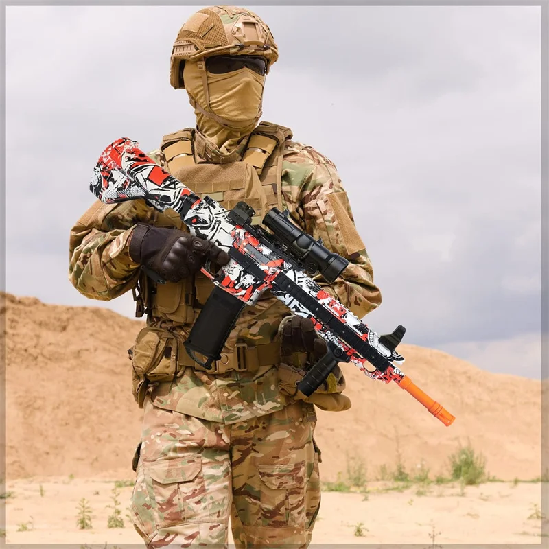 M416 Electric Gel Blaster Gun Toy Soft Bullet Gun Splatter M416 Toy ...