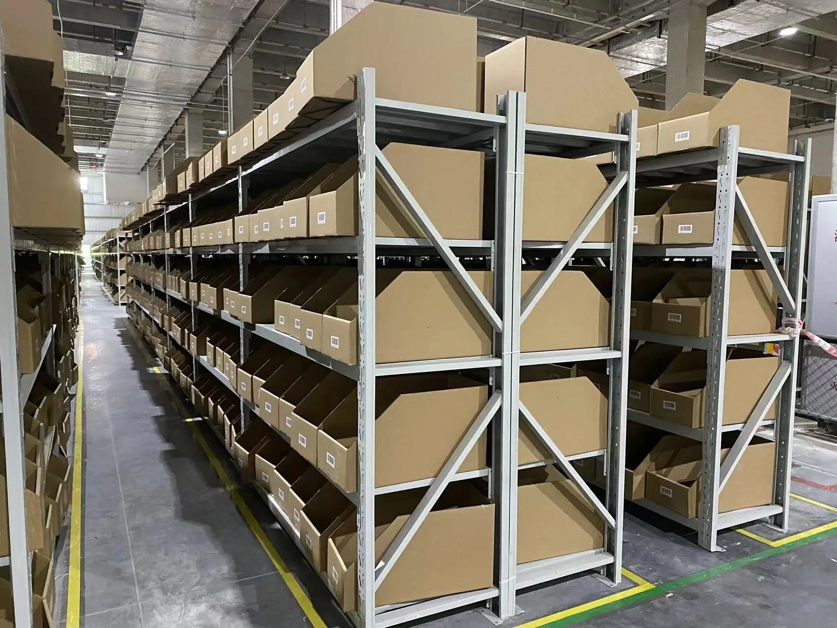 Customized Industrial Workshop Display Shelving Light Steel Multi-Level ...