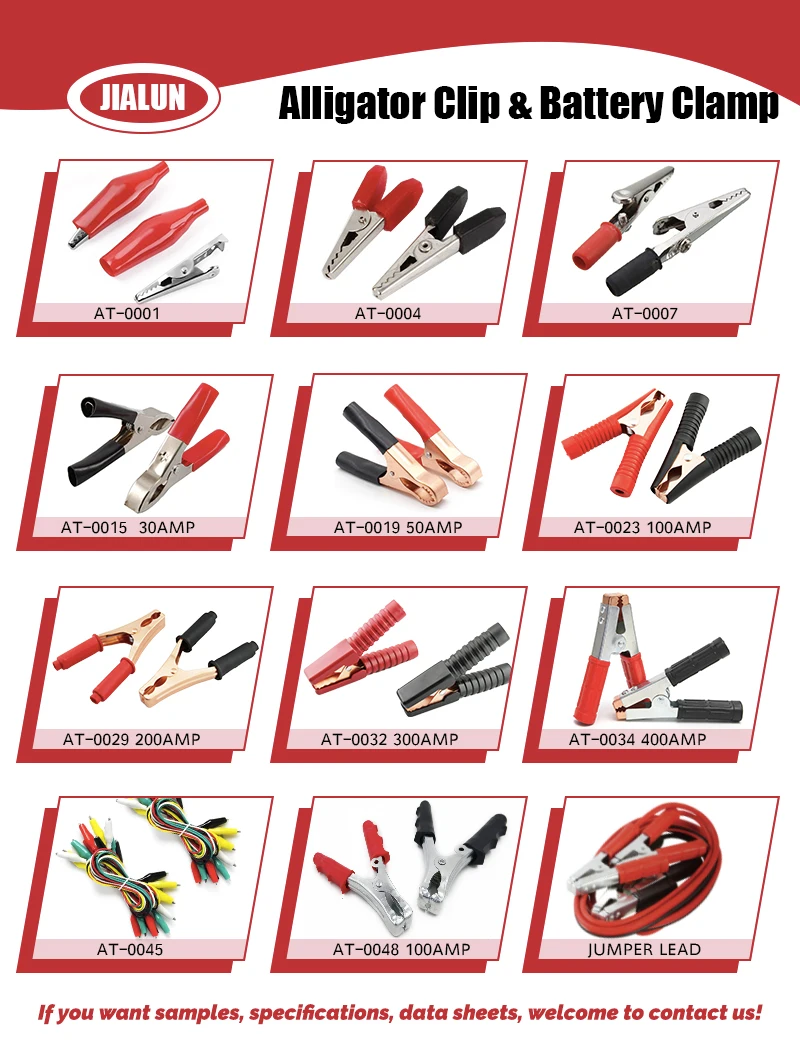 Jialun Red/black Small Alligator Clips Mini Wholesale Crocodile Clamps ...