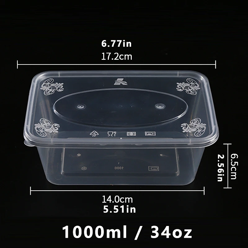 12oz / 17oz / 22oz / 25oz / 34oz / 42oz / 51oz Stackable Bpa Free Food ...