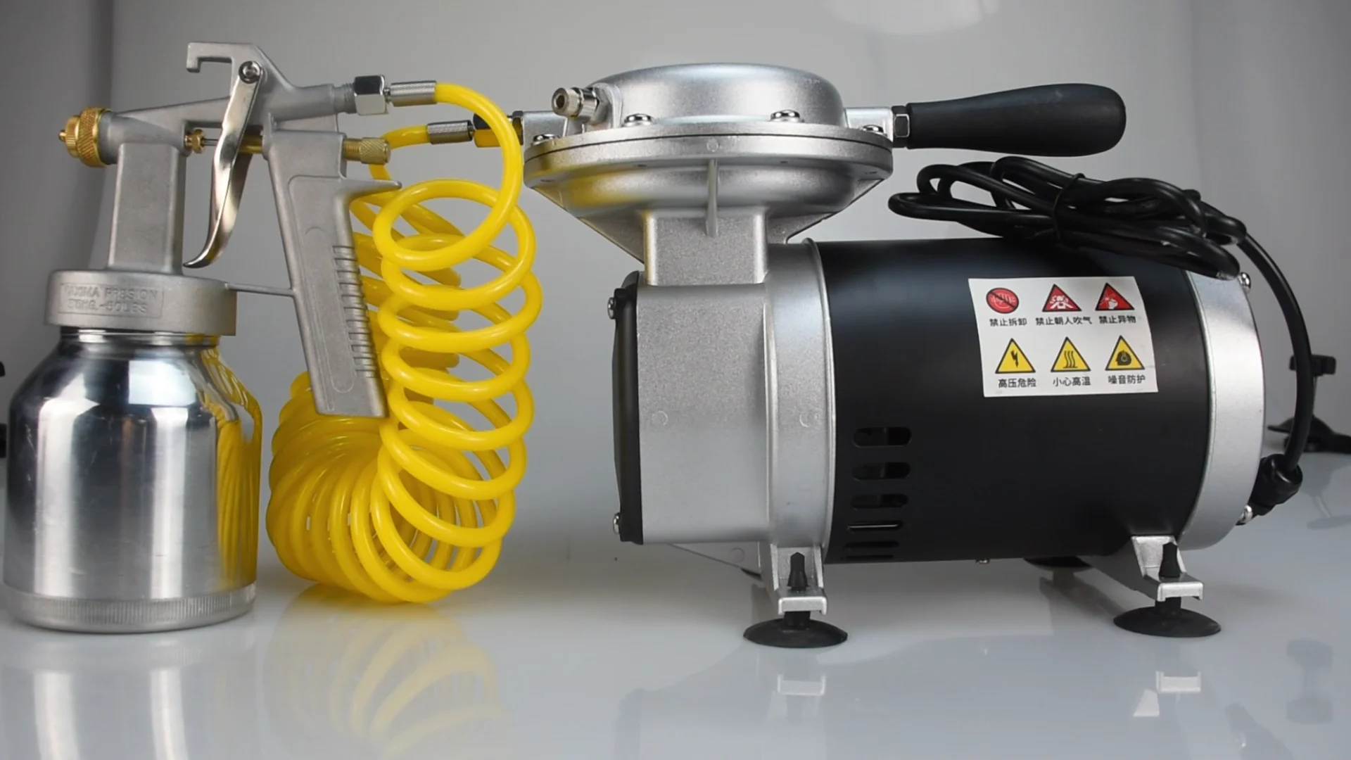 High Performance Mini Portable Airbrush Air Compressor Paint Spray Gun ...