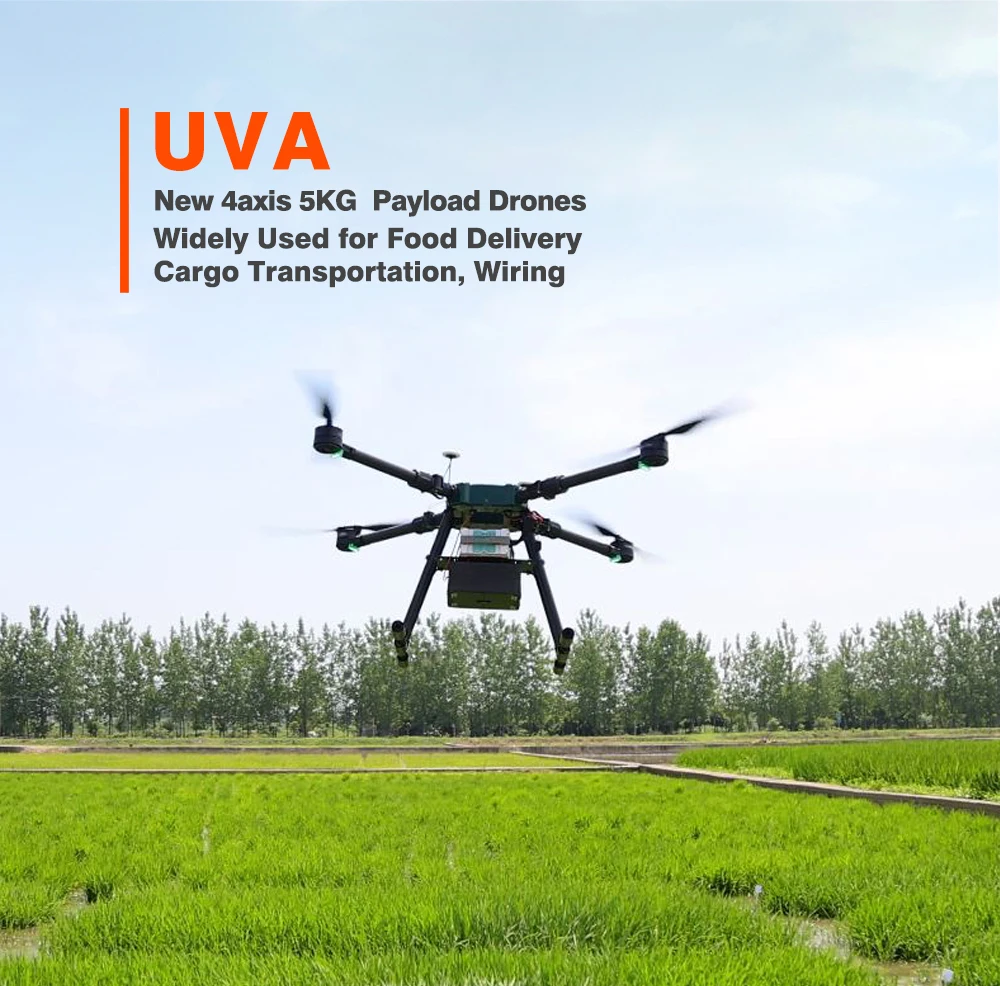 2024 Multi-rotor Foldable Payload Drone For Cargo Transportation ...